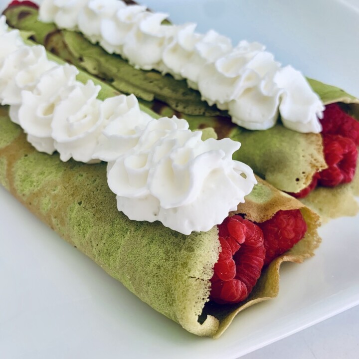 Easy Matcha Crepes Recipe (Gluten-Free) - Go Gluten Freely