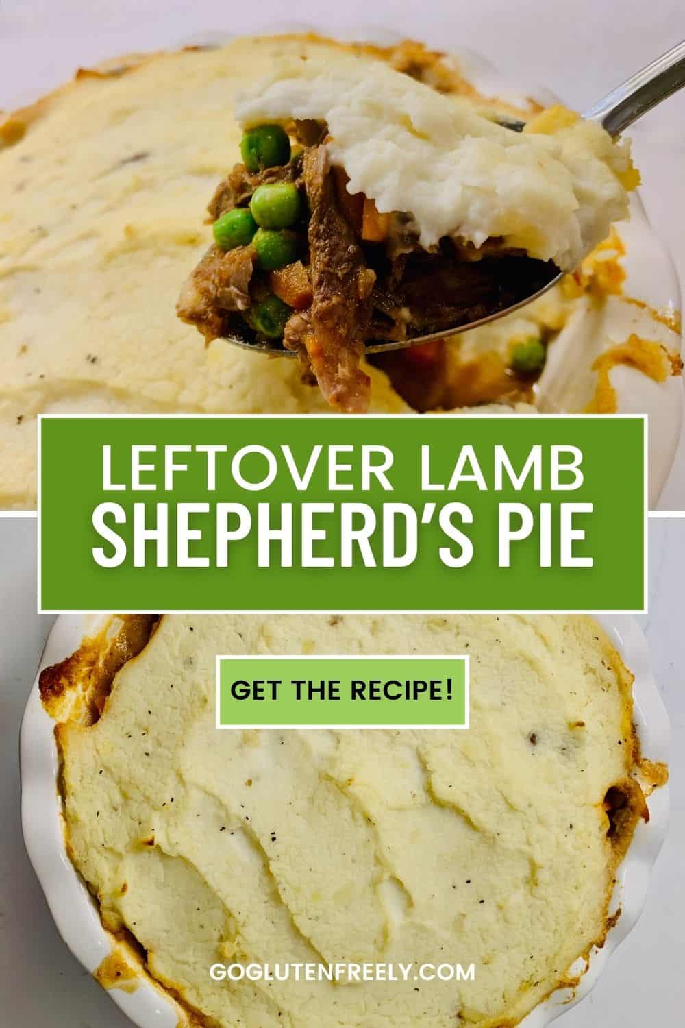 Leftover Lamb Shepherd's Pie - Go Gluten Freely