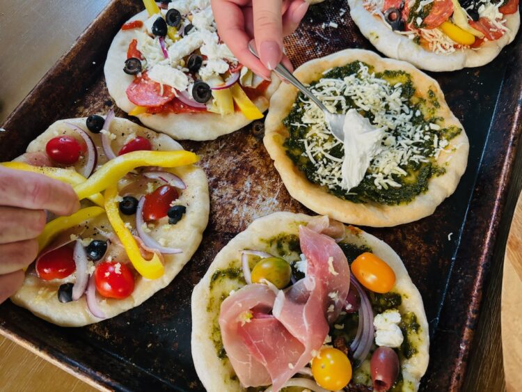 Gluten-Free Personal Pizzas for the Best Pizza Party! - Go Gluten Freely