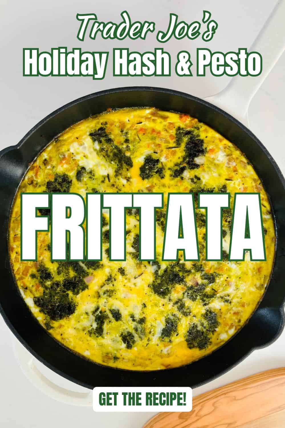 Trader Joe's Holiday Vegetable Hash & Pesto Frittata - Go Gluten Freely